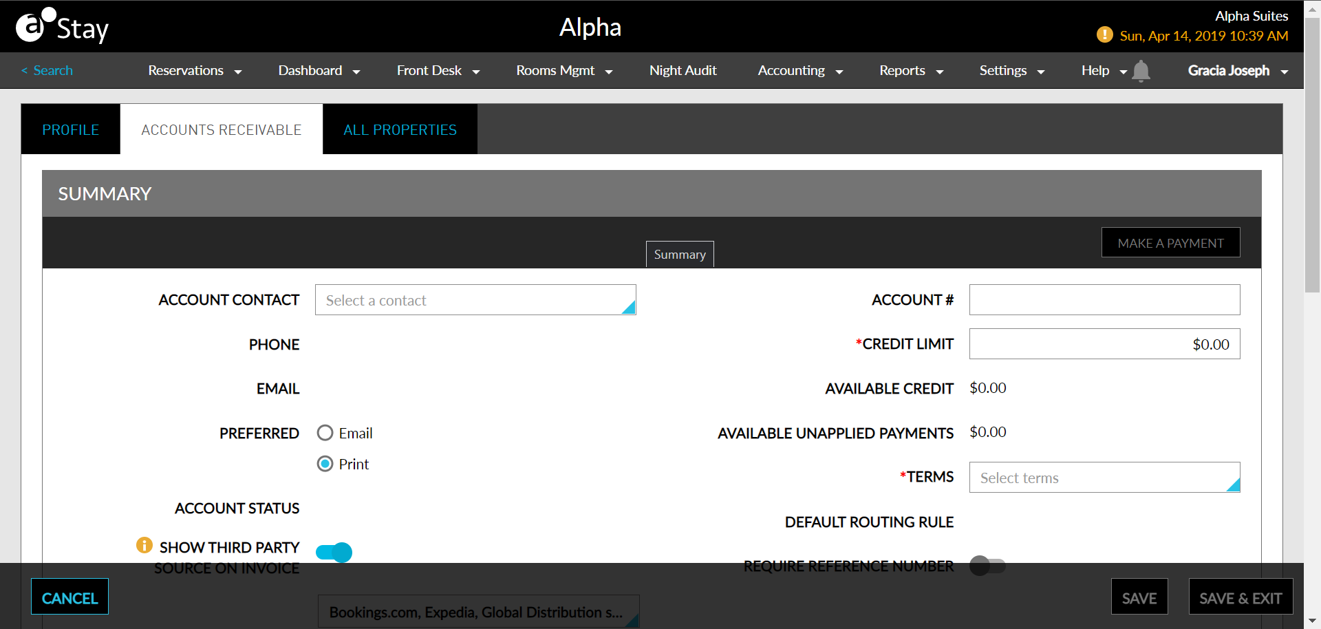 Creating a Company Profile
