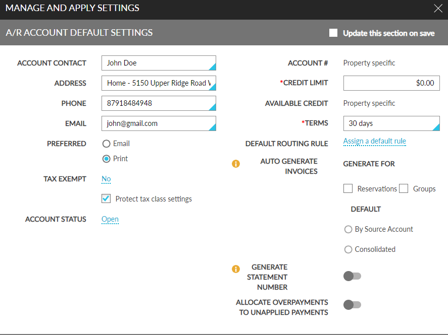 Creating a Company Profile