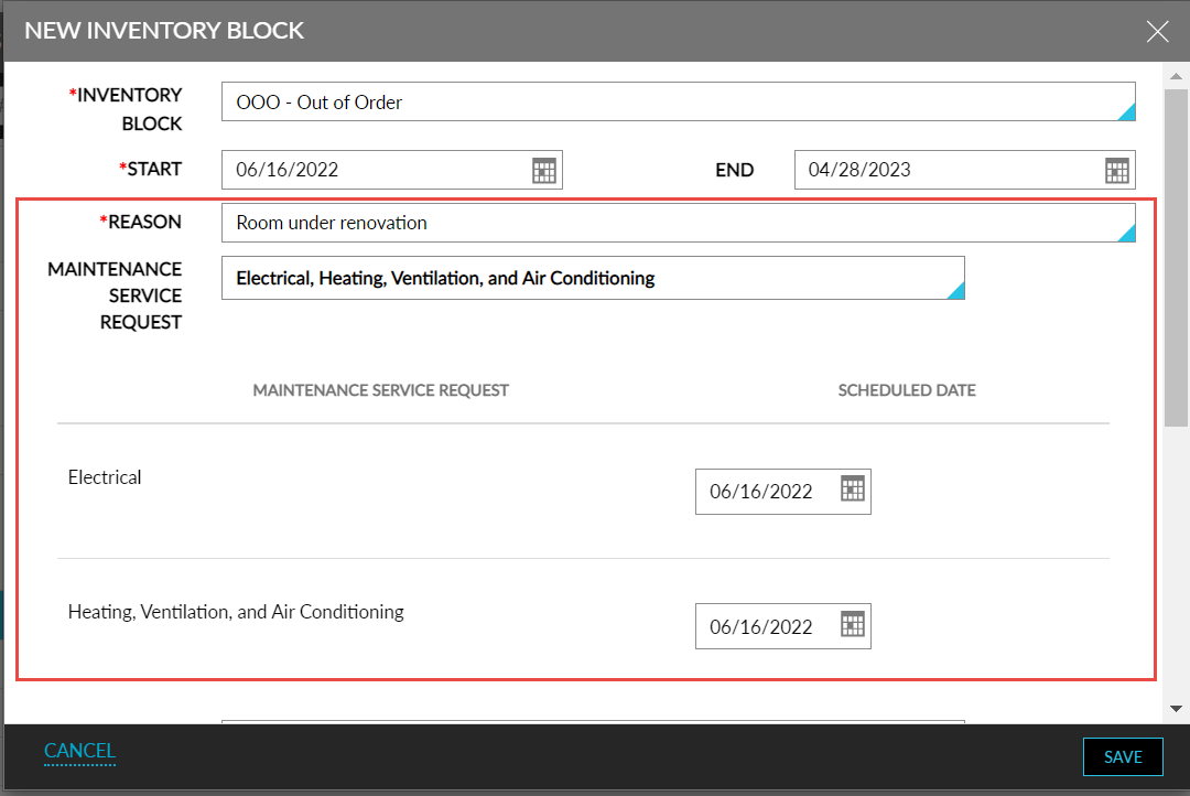 Creating an Inventory Block