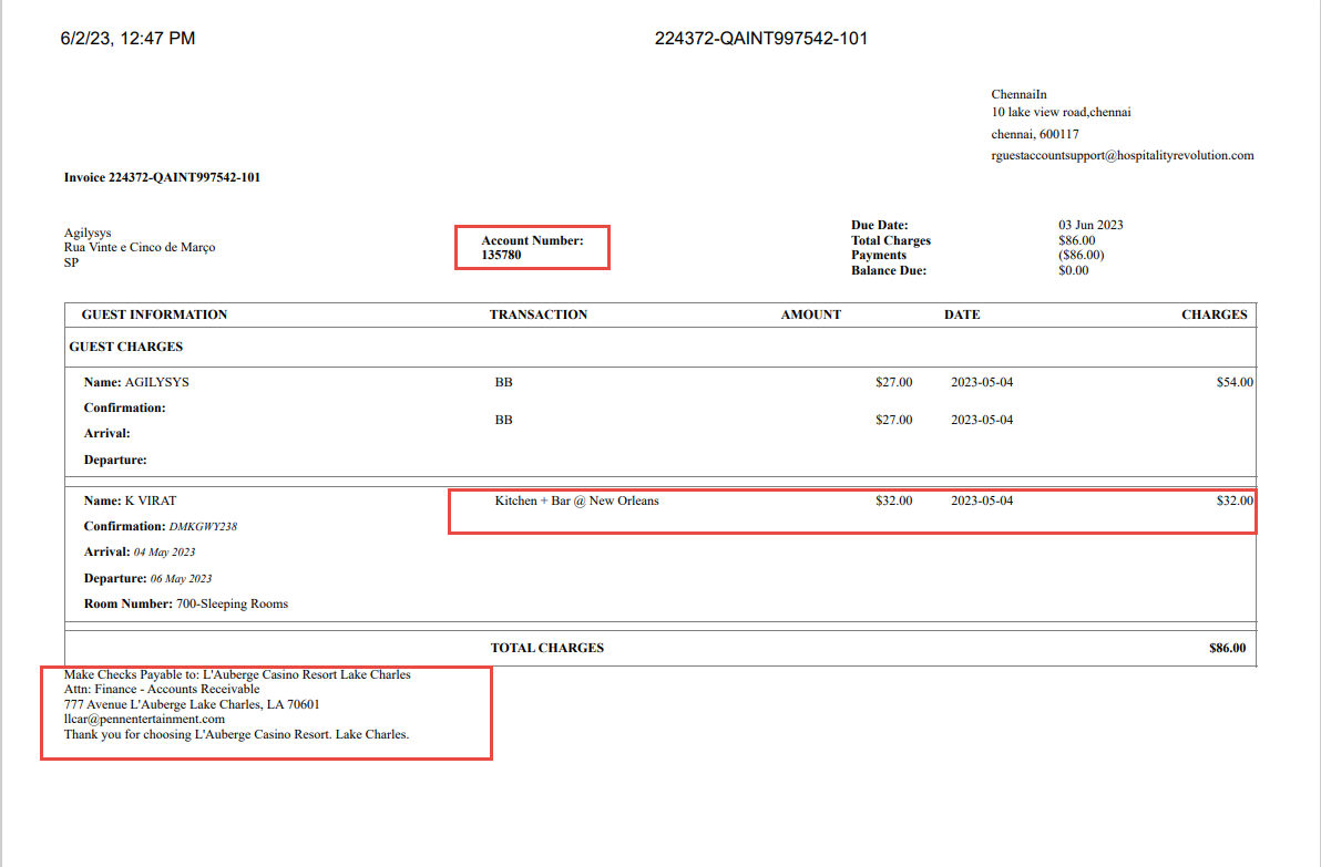 Display A/R Account Number, Footer Message, and Grand Total of POS Item ...