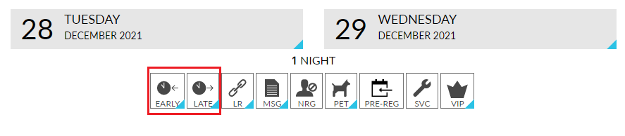 Early Check-in and Late Check-out
