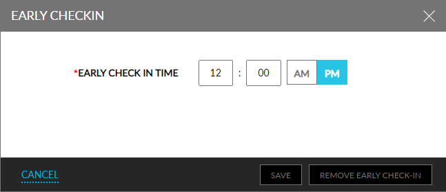 Early Check-in and Late Check-out