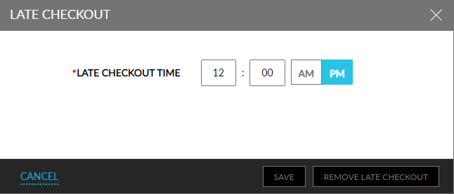 Early Check-in and Late Check-out