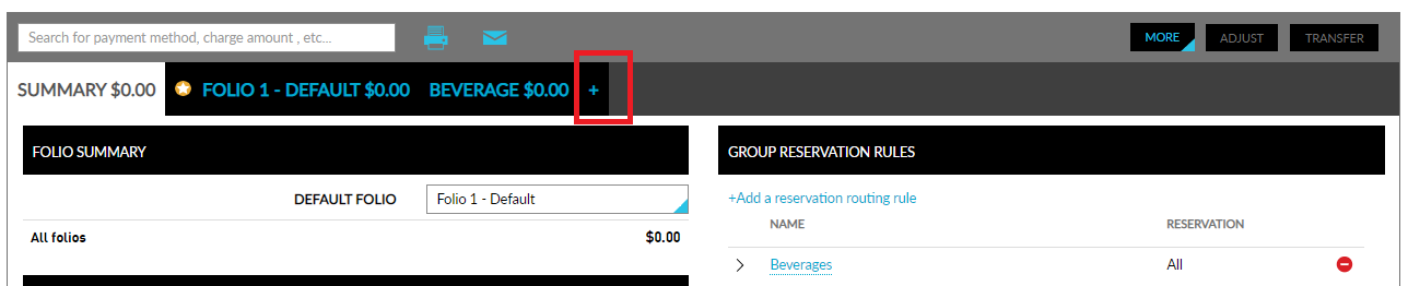 Setting Up Folio and Routing Rules for a Group