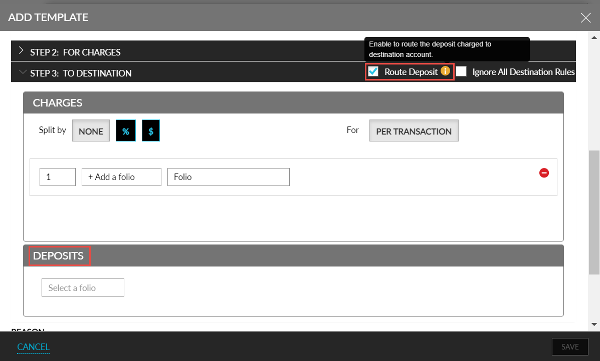 Setting Up Folio and Routing Rules for a Group
