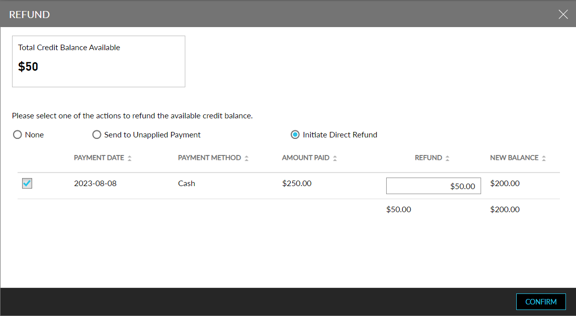 Adjust Disputed Charges in A/R Accounts