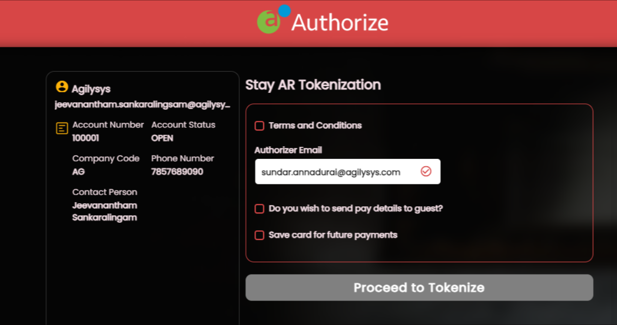 Agilysys Stay - Agilysys Authorize Integration Enhancements